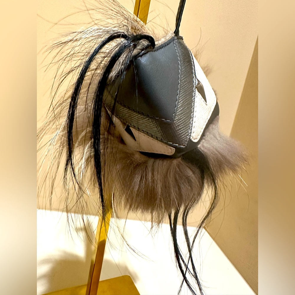Fendi Monster Bag Charm Keychain - Gem